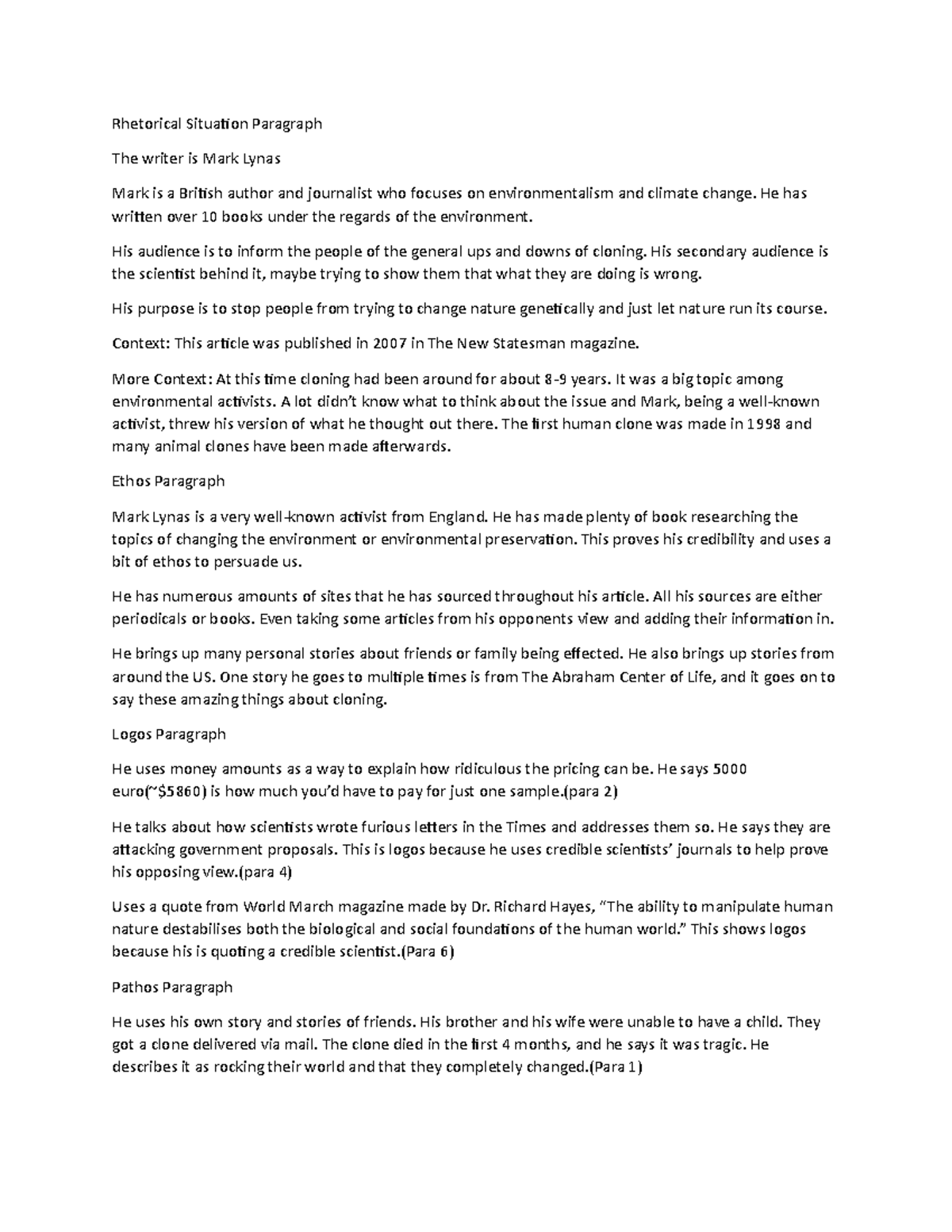 rhetorical situations outline - Rhetorical Situation Paragraph The ...