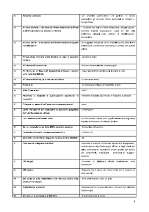 Eipass 7 Moduli User - Domande e Risposte 2023 Agg. Luglio 2023 - Modulo 1 1. L’estensione dei ...