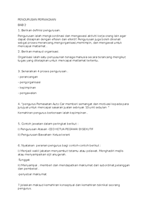 PENGURUSAN PERNIAGAAN MATRIKULASI SEM 2 ALL CHAPTER NOTES - 1 ...
