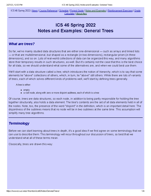 ICS 46 Spring 2022, Notes and Examples Binary Search Trees - ICS 46 ...