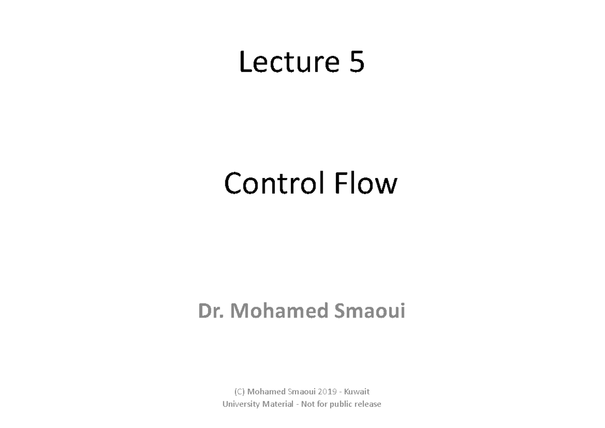Lecture 5 Python Lecture Notes Introduction Introduction To 3784