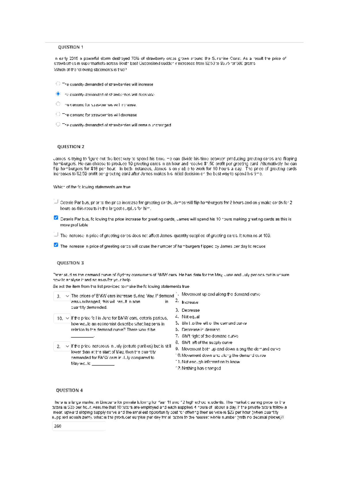 CML 2 Answers - ECON1010 - Studocu
