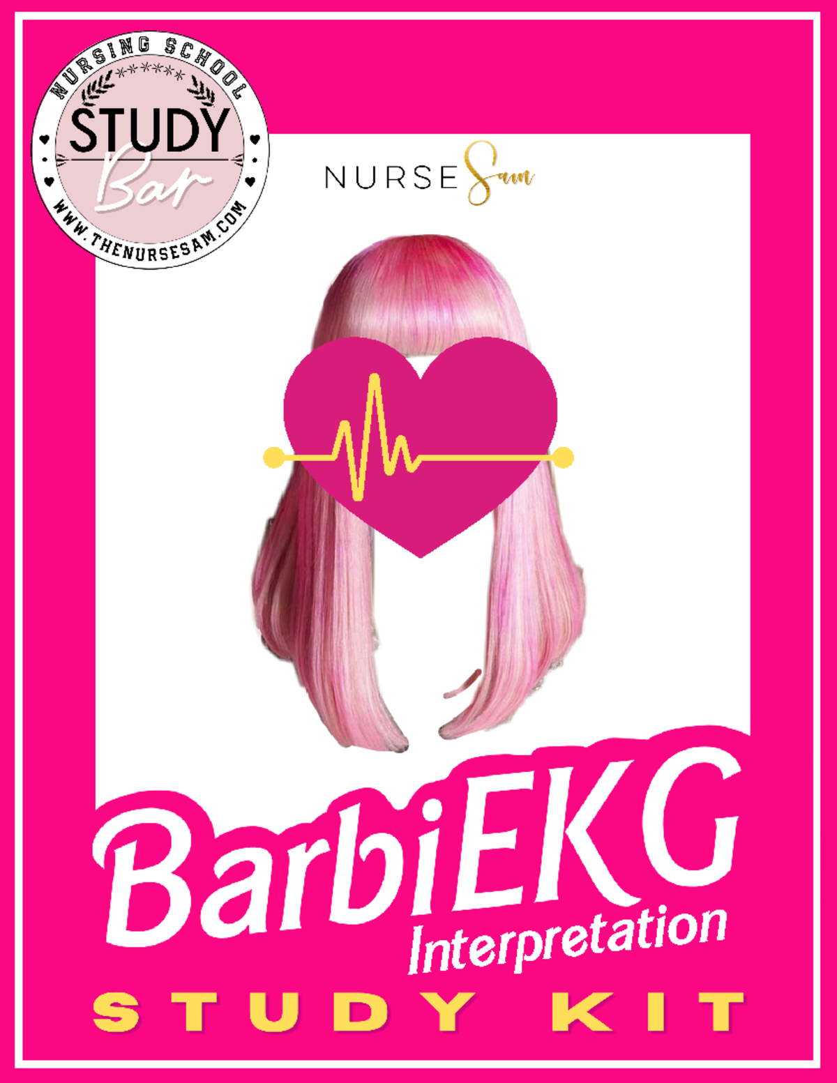 Nurse Sam's EKG & Cardiac Rhythm Interpretation Study Kit ...