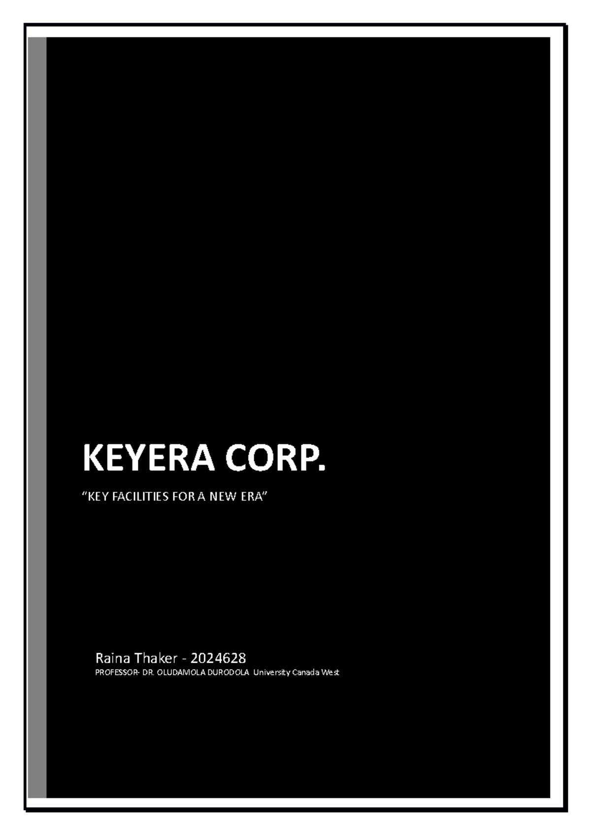 Keyera Corp v2 Raina Thaker 2024628 - KEYERA CORP. “KEY FACILITIES FOR ...