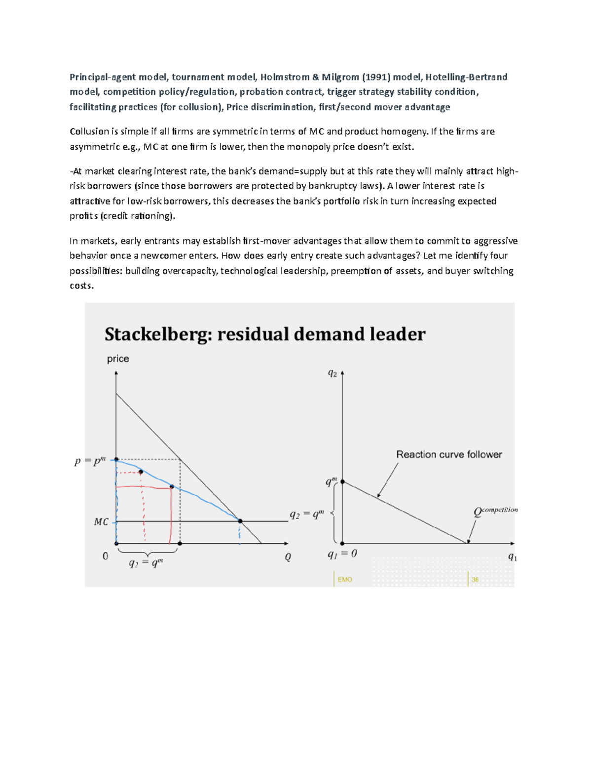 Stackelberg model - Graphs - Principal-agent model, tournament model ...
