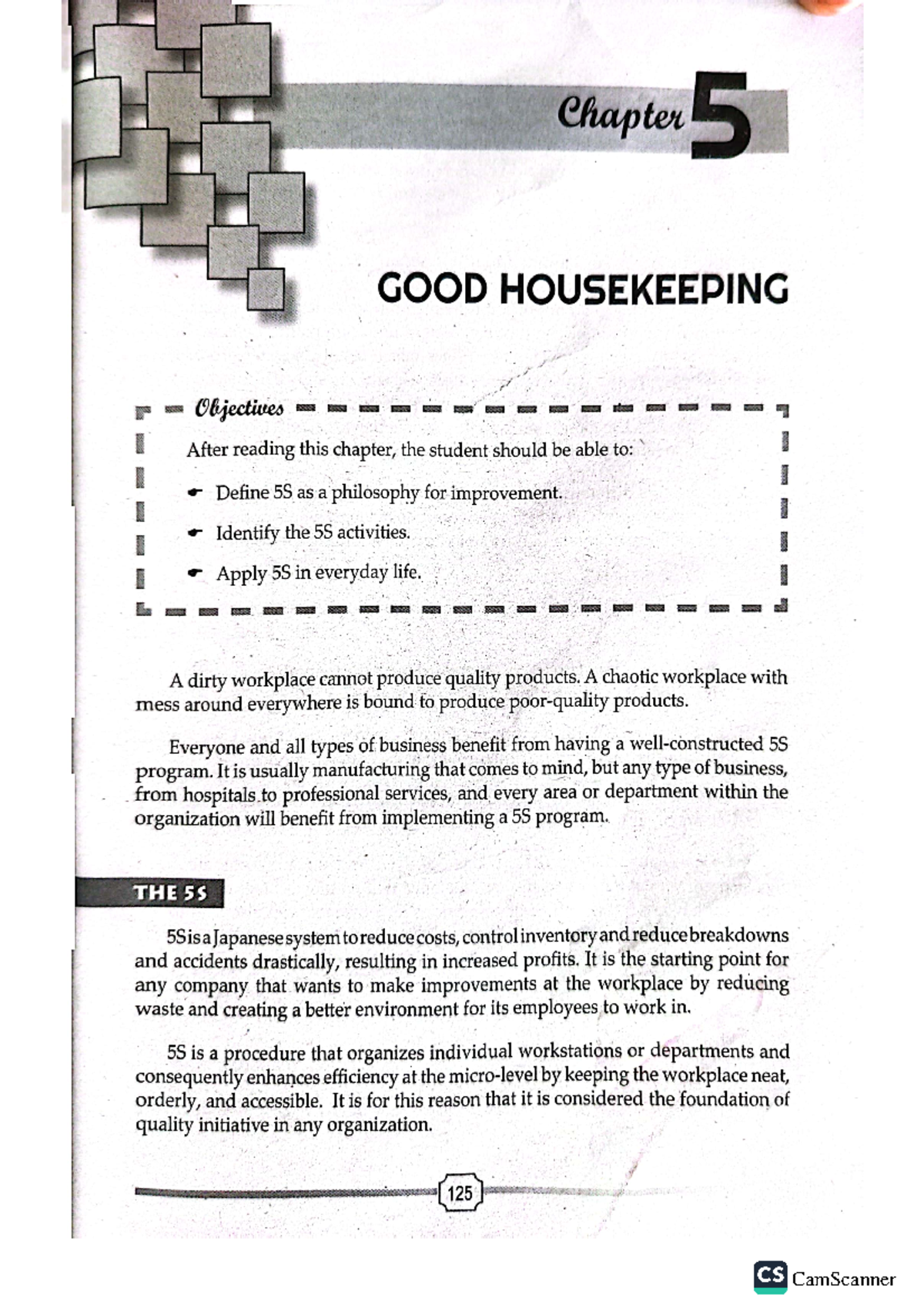 Chapter 5 TQM - Investment - Accounting - Studocu