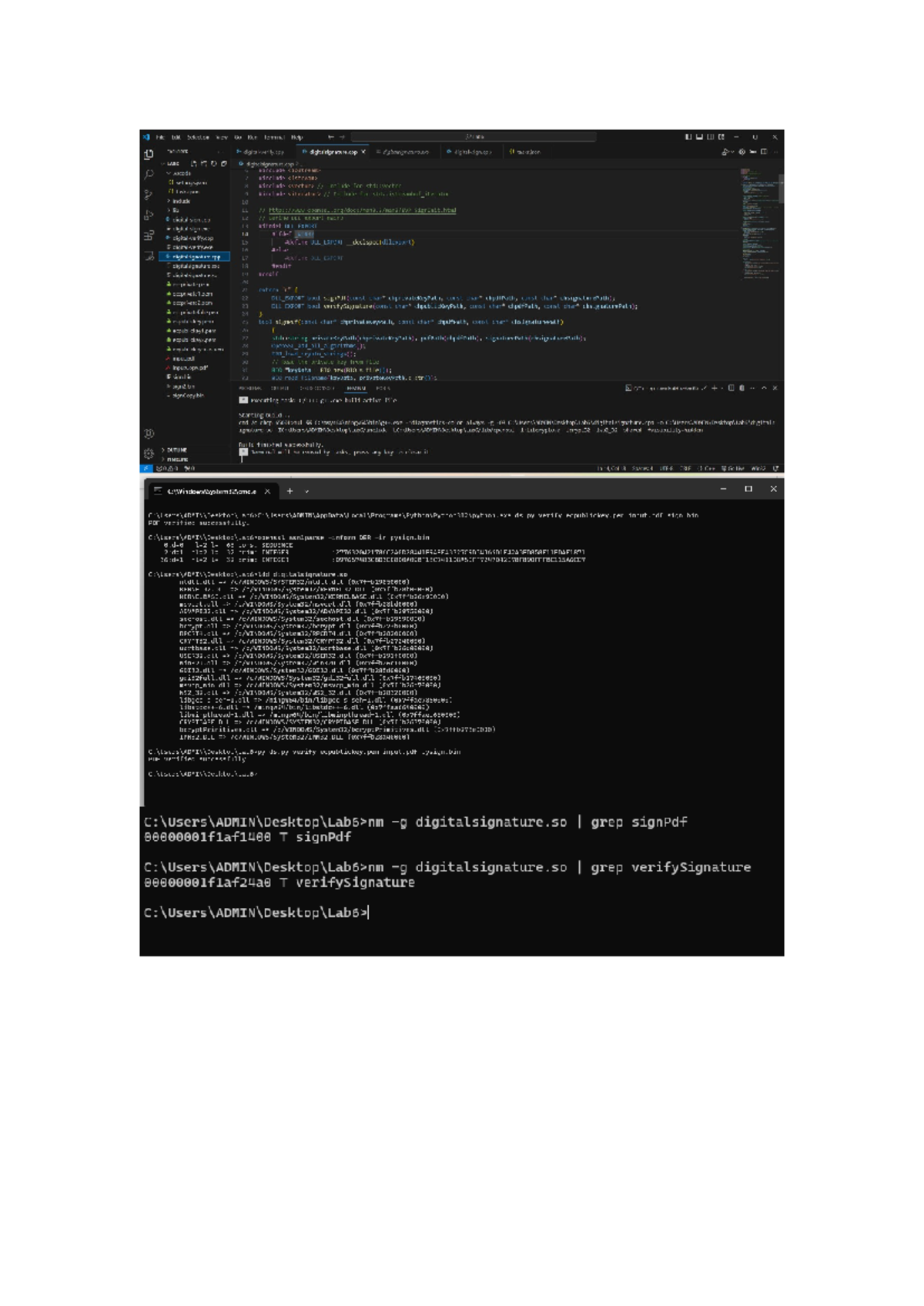 22521206-lab6-2 - lab6 - X File Edit Selection View Go Run Terminal Help O Labe EXPLORER ... L C ...
