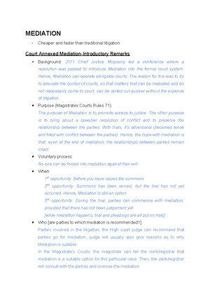 Civil EX Parte Applications - CIVIL PROCEDURE NOTES EX PARTE ...