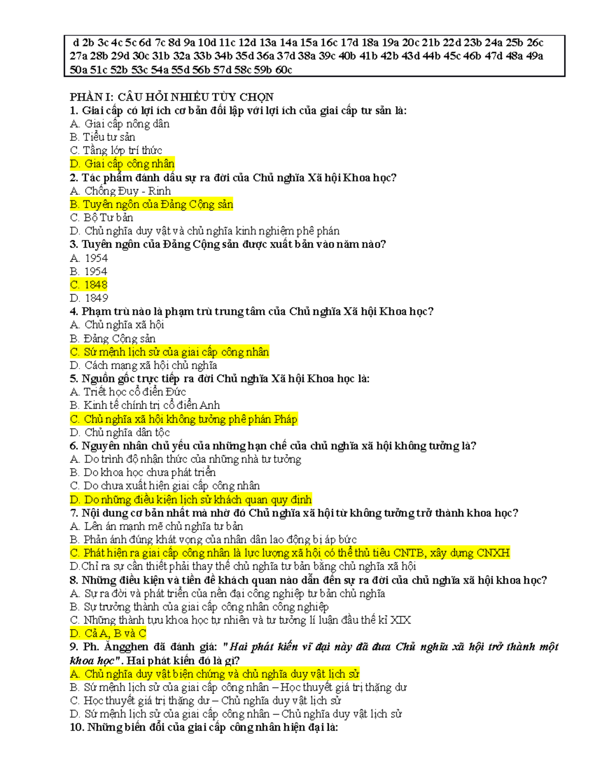 ÔN TẬP MÔN CNXH KHOA HỌC HK1 NH 2023-2024 - Copy - d 2b 3c 4c 5c 6d 7c ...