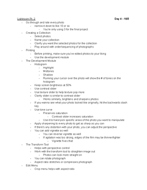 Intermediate Photography Notes - Intermediate Photography Day 1 - (9/12 ...