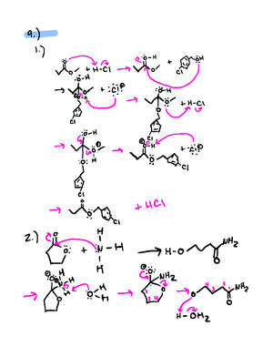 Orgo II Chapter 17 part 1 practice - CHEF it Étampan on y gmyyy gtsglt ...