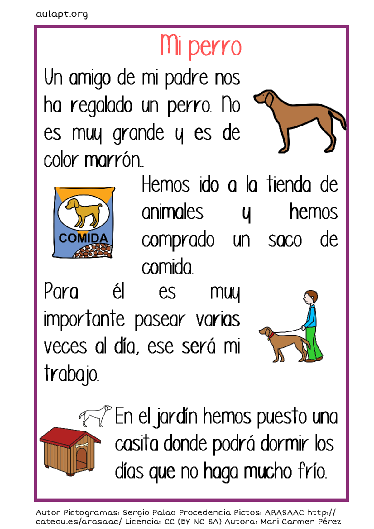 El-perro-1 - Es una ficha de conocimiento básico del perro para niños ...