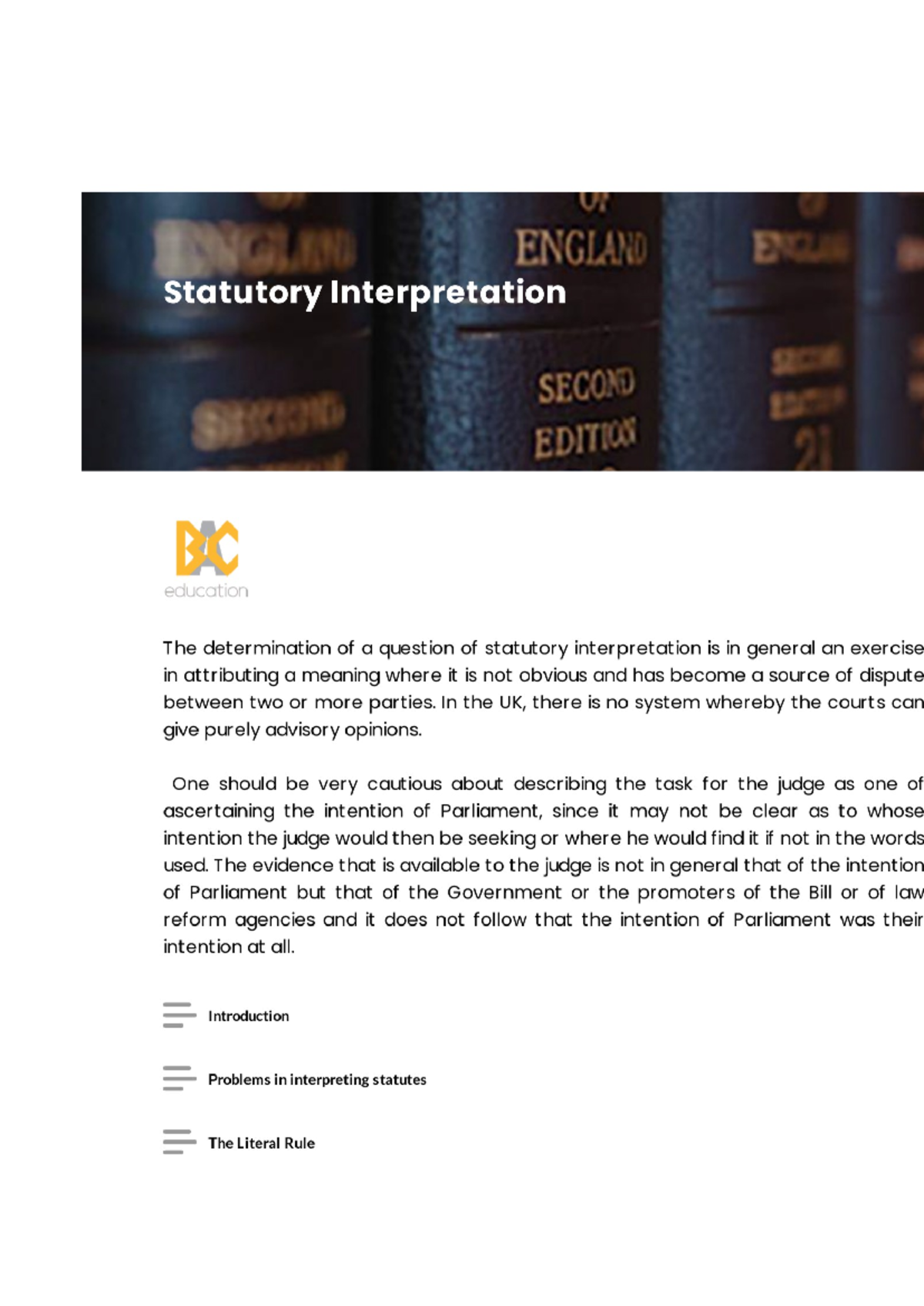 Statutory Interpretation 240605 011849 - Legal System & Methods - Mode ...