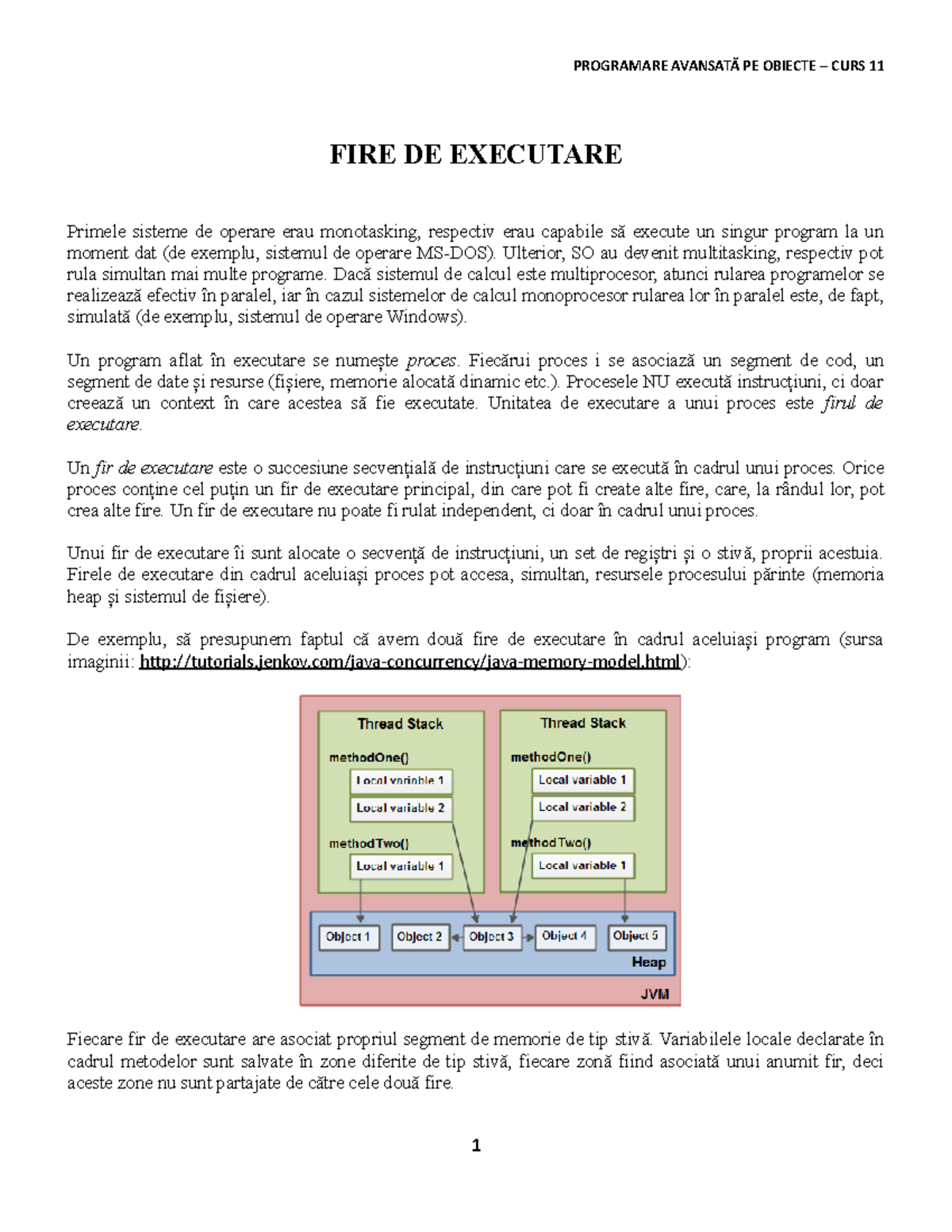 Curs 11 EAP 2022 - java - FIRE DE EXECUTARE Primele sisteme de operare ...