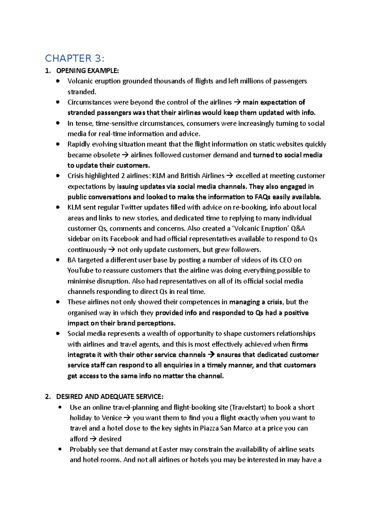 Examples - this is example questions to be asked on the module ...