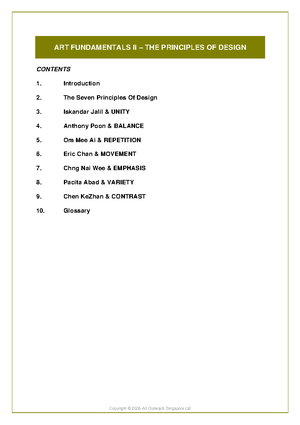 Lesson 9 - Caught in Between Modern and Contemporary Art - EDU S121 ...