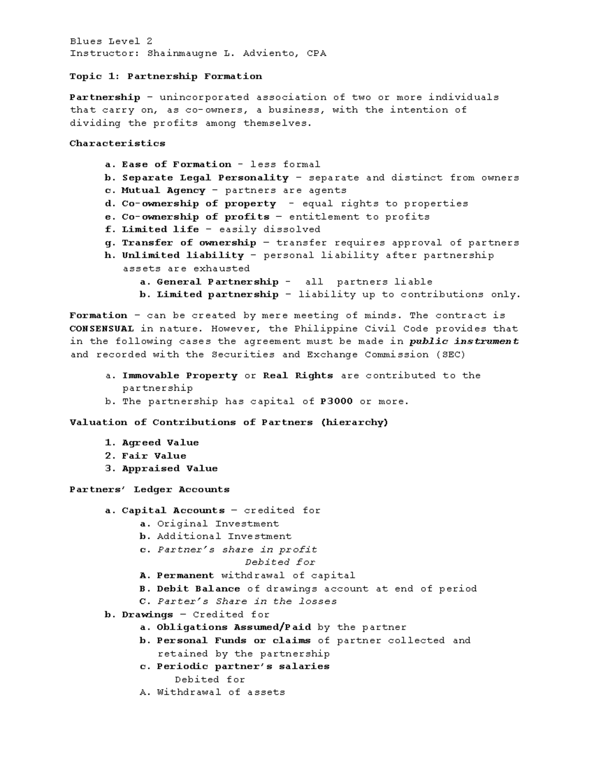 AFAR Formation and Operation - Blues Level 2 Instructor: Shainmaugne L ...