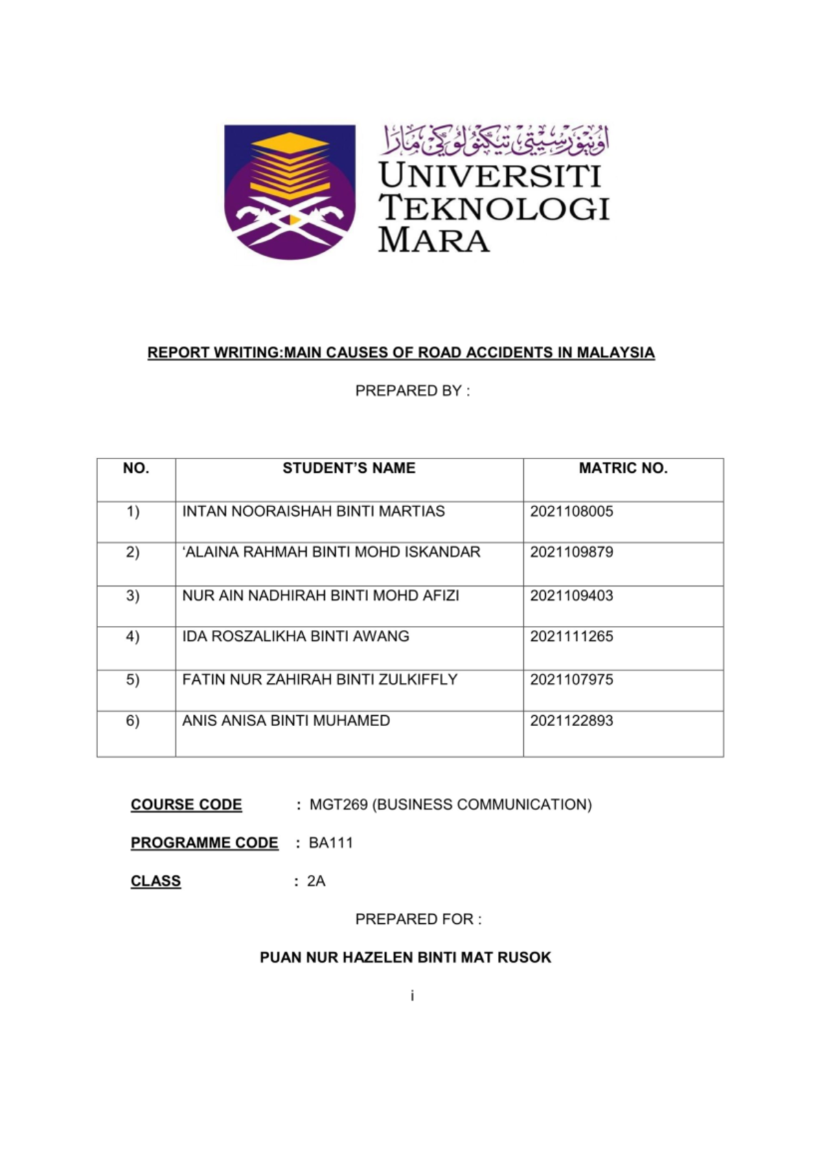 MGT Report Assignment 1 1 - Operation Management - Studocu