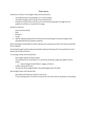 Scenery - class notes - Scenery The Scene Designer The visual and aural ...