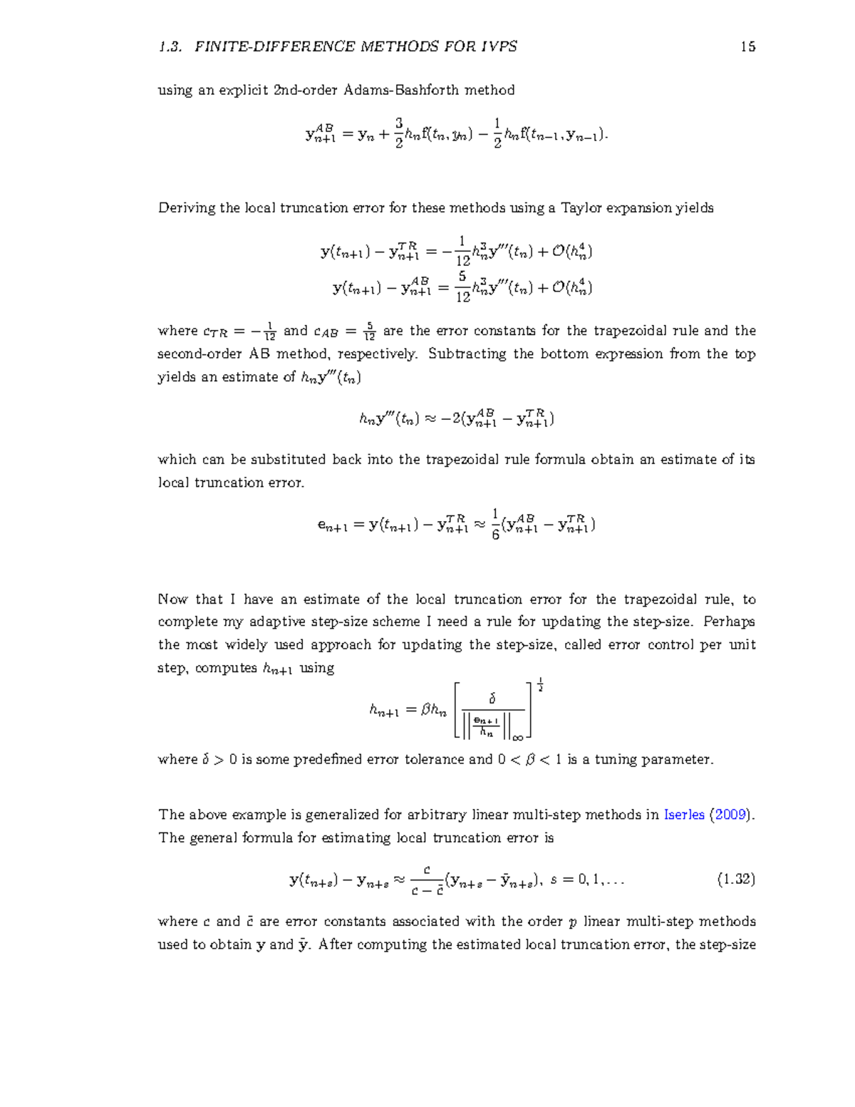 Essays in Computational 6 - 1. FINITE-DIFFERENCE METHODS FOR IVPS 15 using an explicit 2nd-order ...