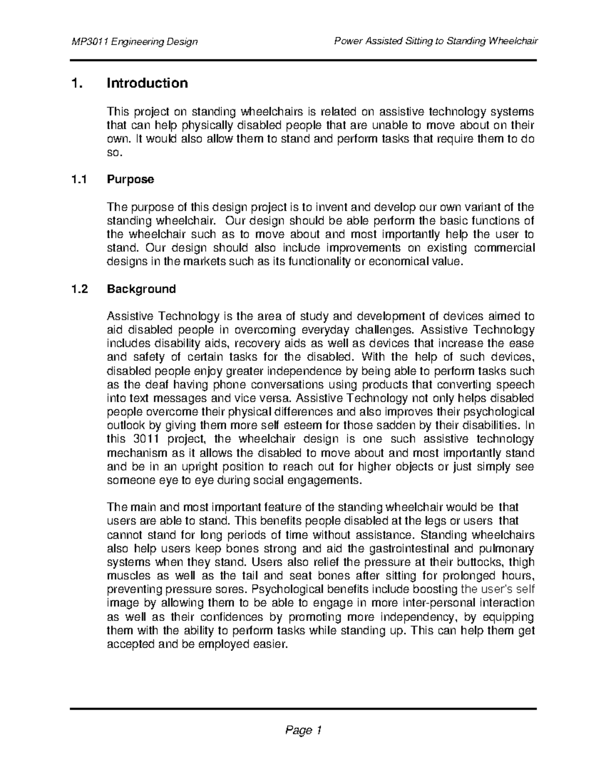 Sample 02 3011 report caa2040 - 1. Introduction This project on ...