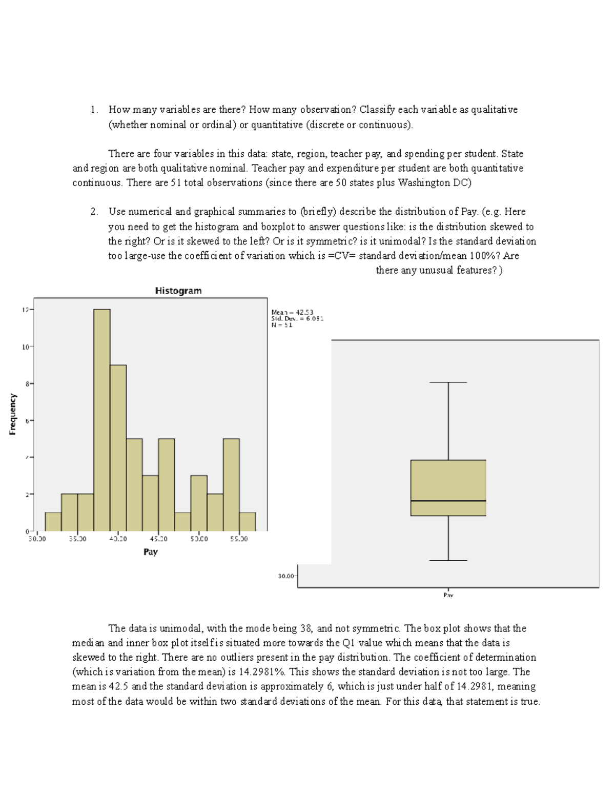 Math 220 Project 1 - How many variables are there? How many observation ...