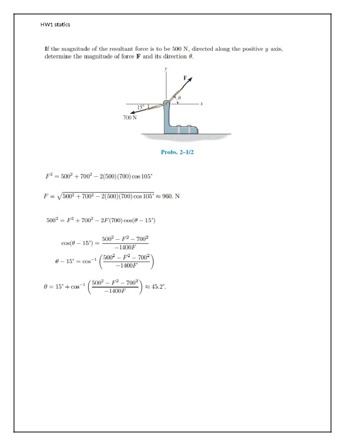 Hw1 statics - chemistry - Analytical Chemistry - HW1 statics - Studocu