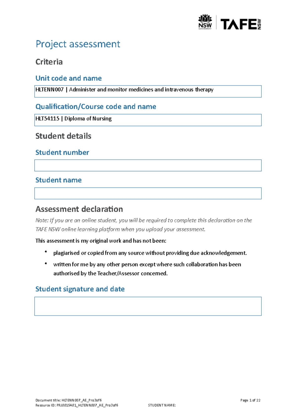 PDF FILE TEST Project Hltenn 007 AE Pro3of6 - Project assessment ...