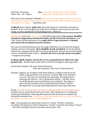 Blade Runner - Exercise - 1 FLM 1150 Brittany Zora Blade Runner ...