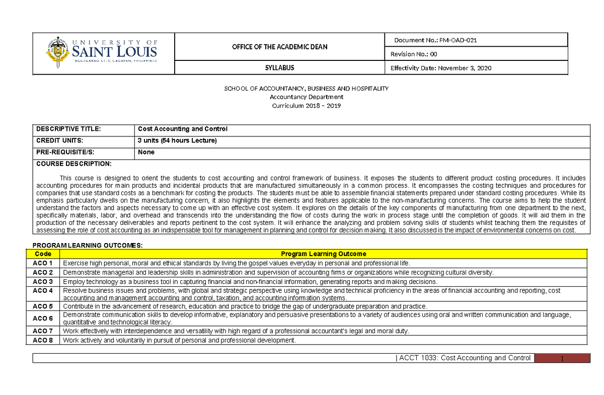 Inbound 6179554991828385238 - OFFICE OF THE ACADEMIC DEAN Document No ...