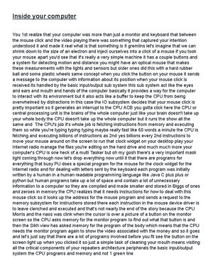 ABC of CS Internal Storage, Invocation, Inputs and Outputs - Exception ...