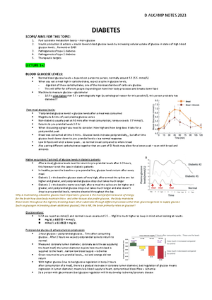 Diabetes Notes Week 2 - Diabetes Lecture 4 Risk Factors For Type 2 ...