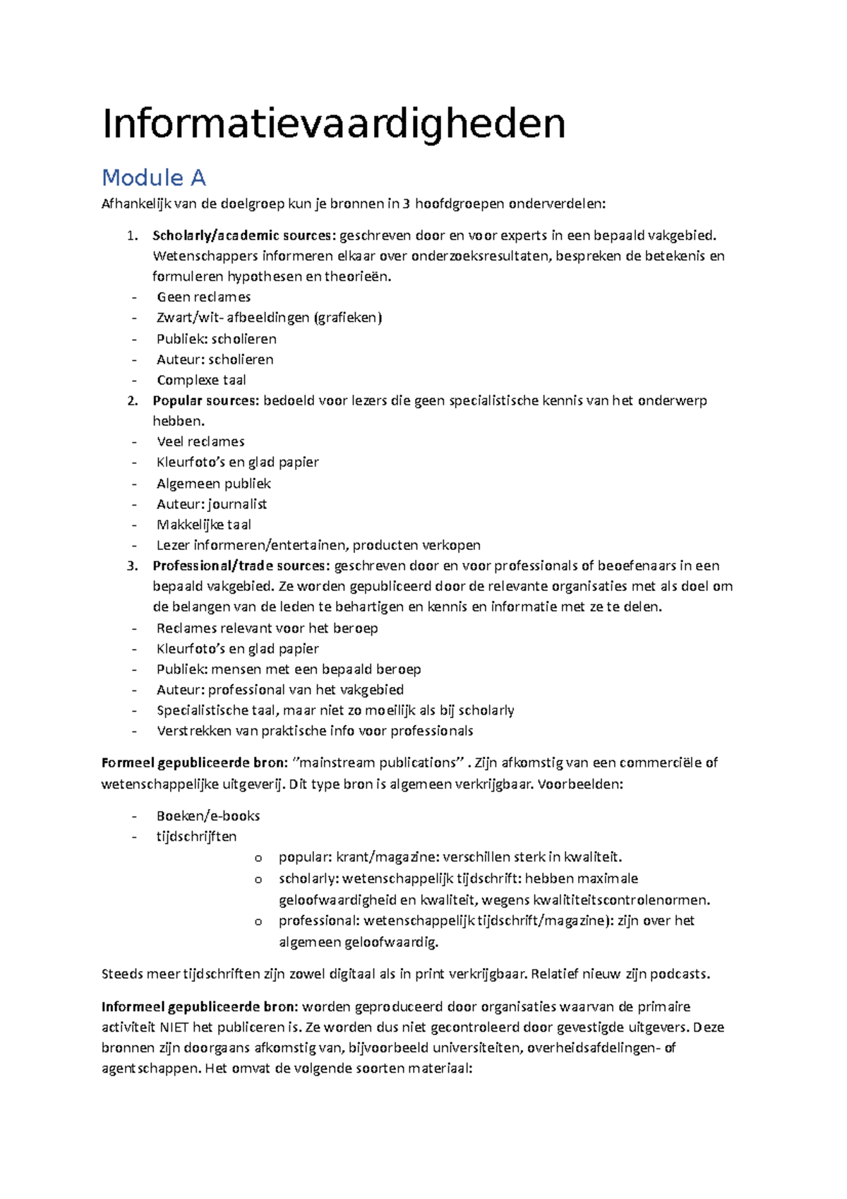 Informatievaardigheden