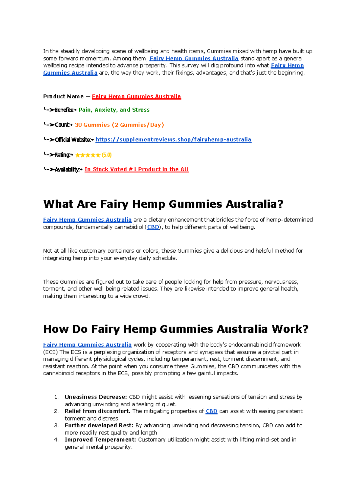 Fairy Hemp Gummies Australia - In the steadily developing scene of ...