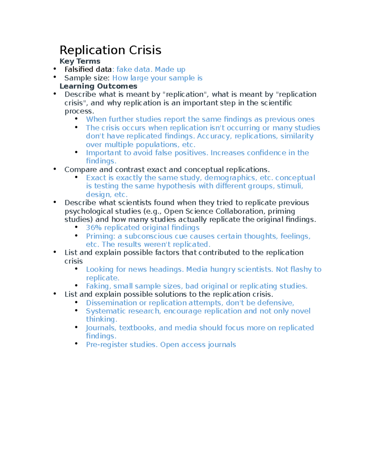 Replication Crisis Lecture 6 - Psych 111 - BYU - Studocu