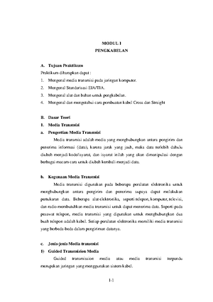 Laporan Praktikum Pengenalan Mikrotik - II- MODUL II PENGENALAN MIKROTIK A. Tujuan Praktikum ...