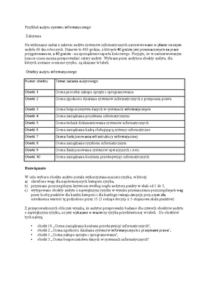 Audyt bezpieczeństwa czy audyt informatyczny - BIULETYN INSTYTUTU AUTOMATYKI I ROBOTYKI NR 21 ...