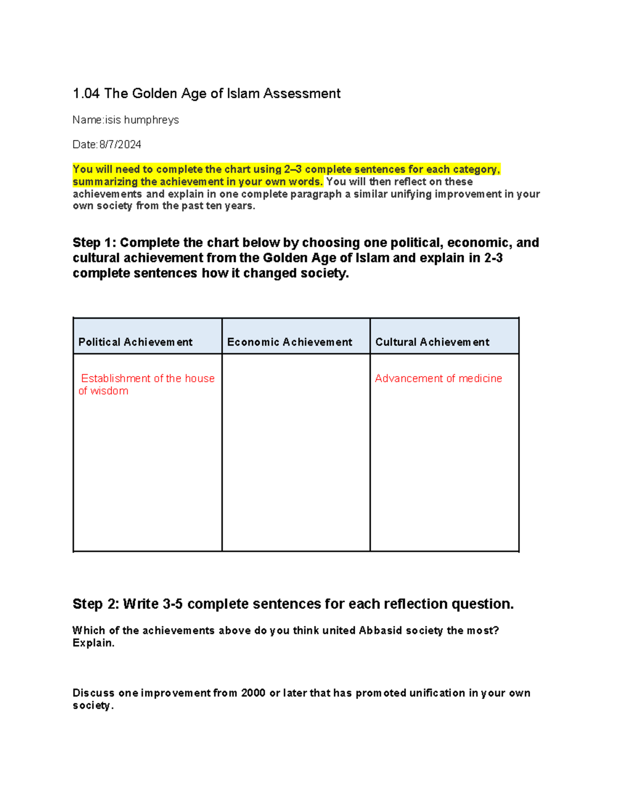 Golden age of islam WH isis humphreys - 1 The Golden Age of Islam ...