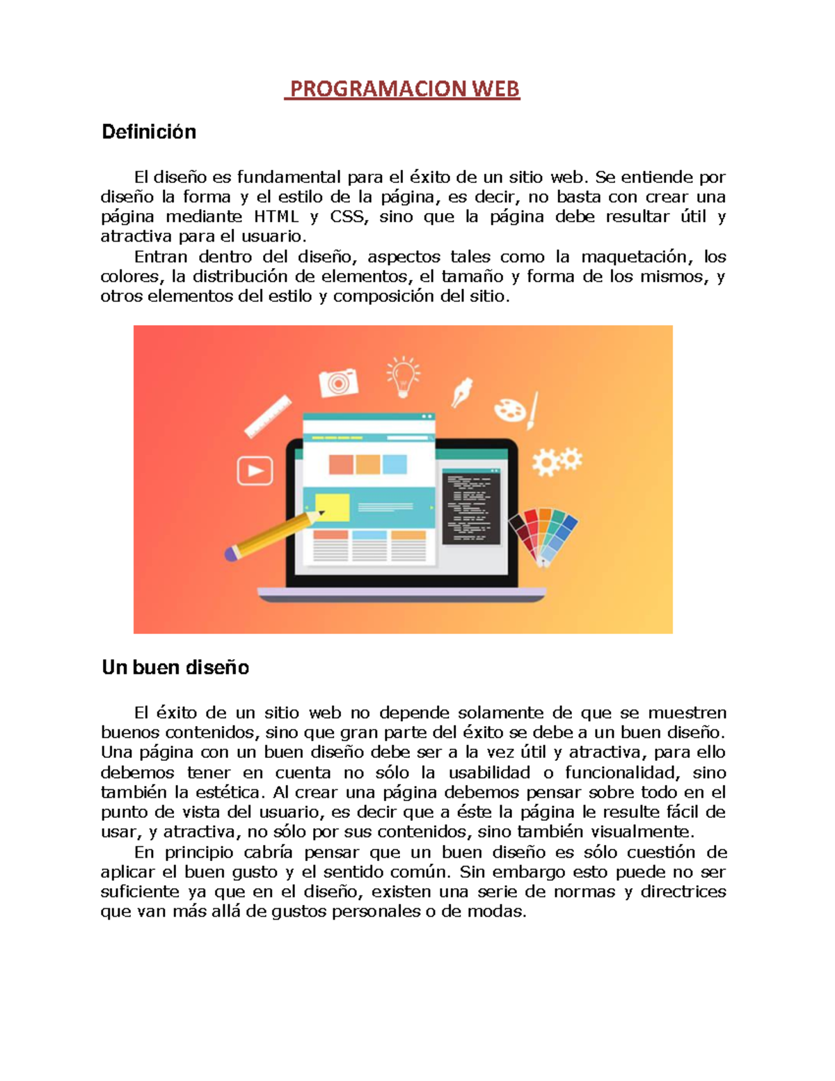 Programacion WEB - Como empezar en Html y para que son algunas ...