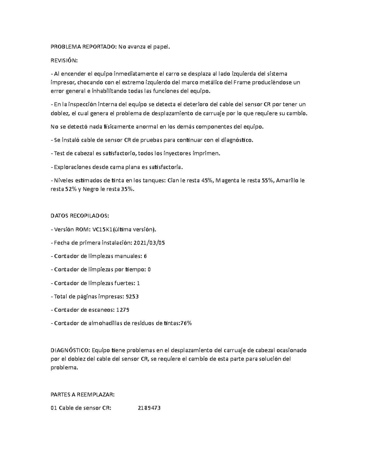 chghg gggggg gggg gggggg g gggggg ggggg - PROBLEMA REPORTADO: No avanza ...