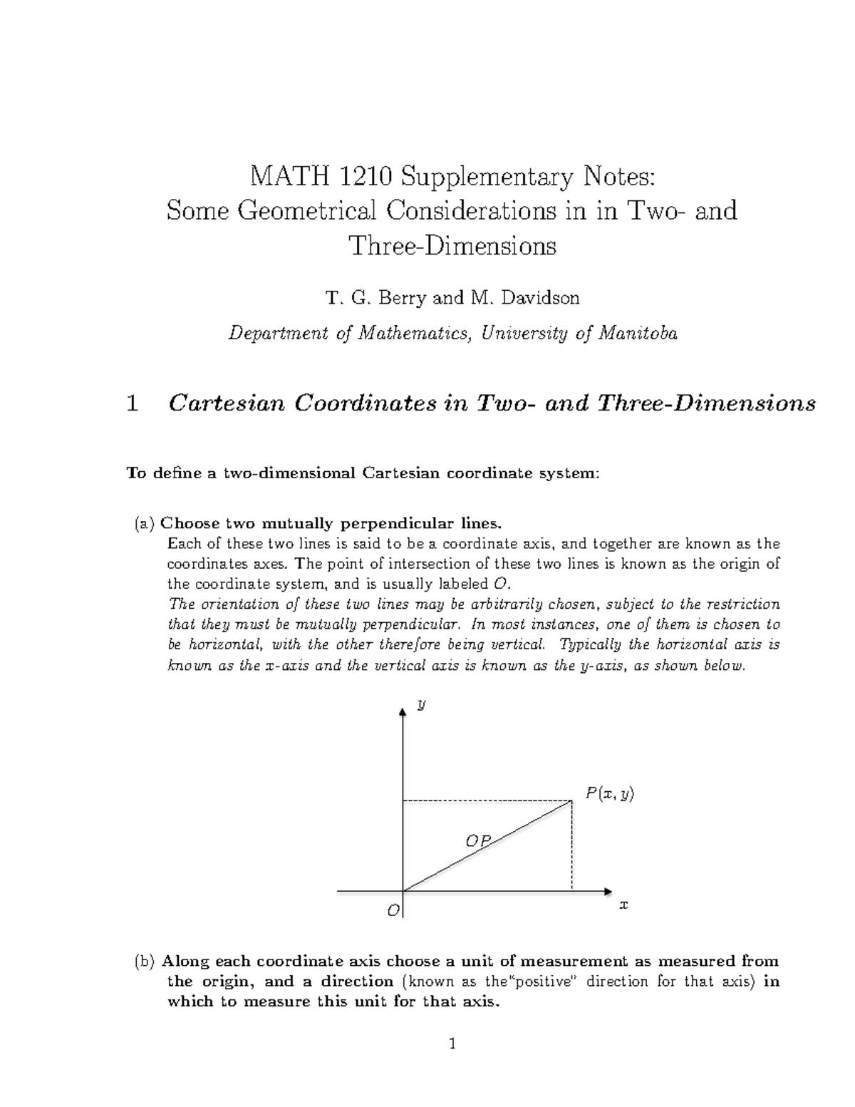 1210 Notes - Techniques Of Classical And Linear Algebra course materia ...