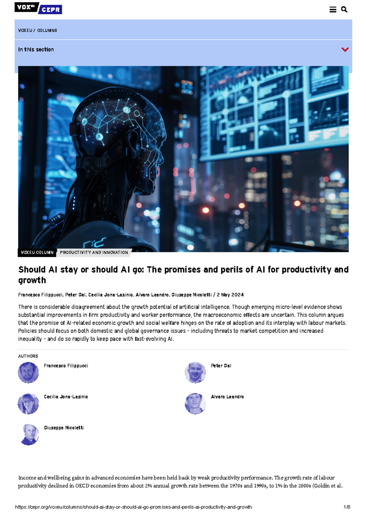 Should AI stay or should AI go The promises and perils of AI for ...