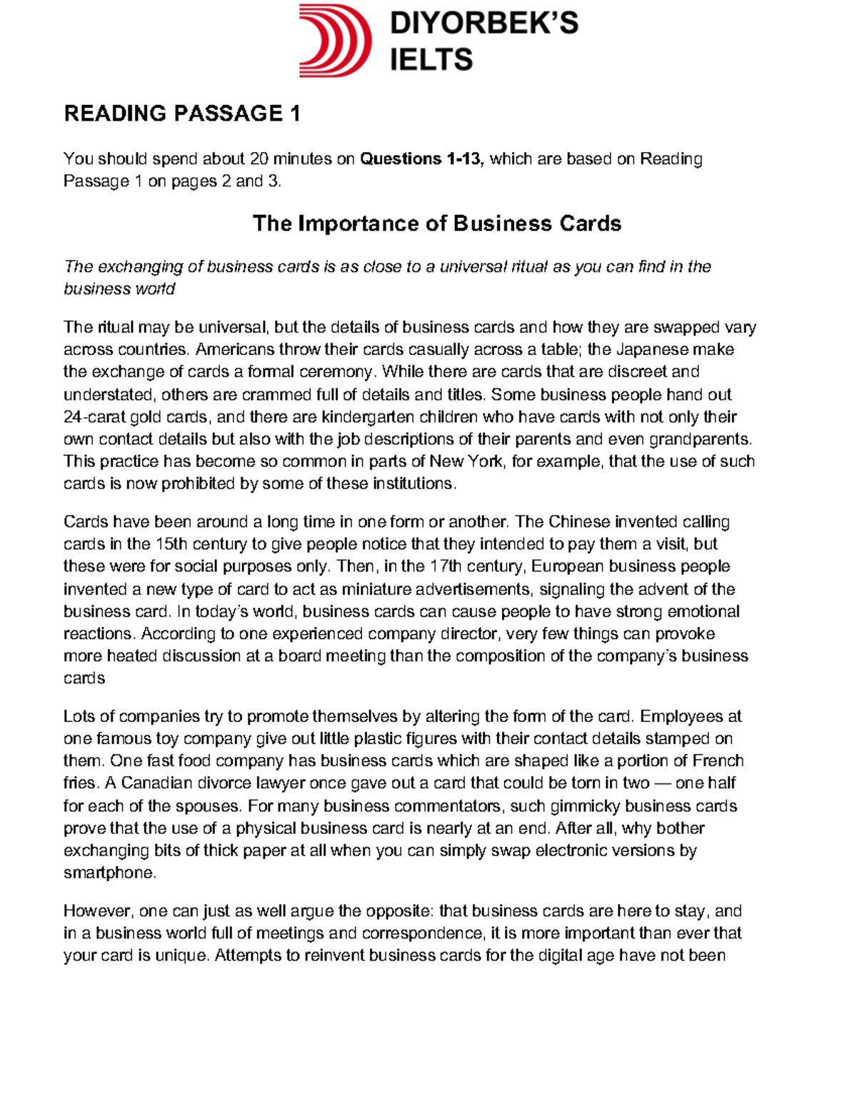 L6 Question Notes - hi beneficial - READING PASSAGE 1 You should spend ...