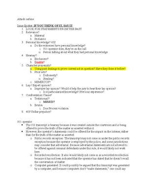 Character Evidence flowchart - 1. Is a character or character trait an ...