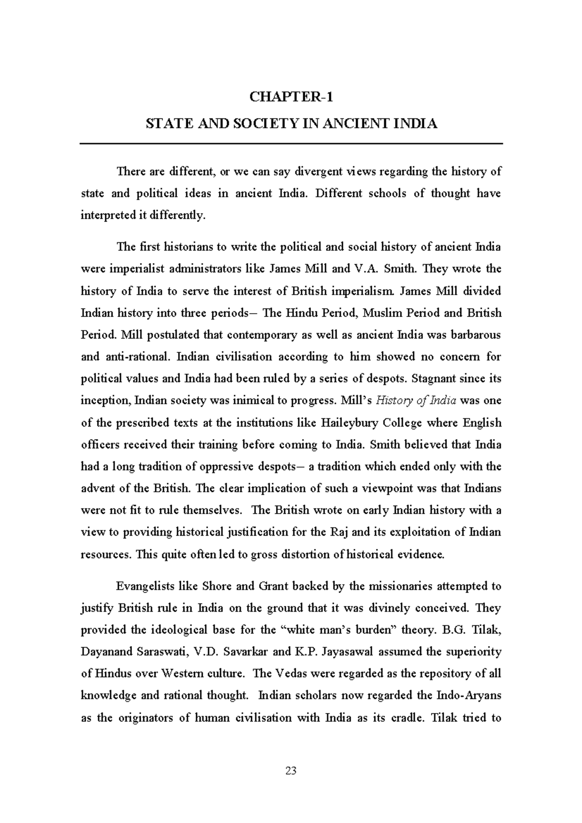 Chapter 1 State AND Society IN Ancient I - CHAPTER- STATE AND SOCIETY ...