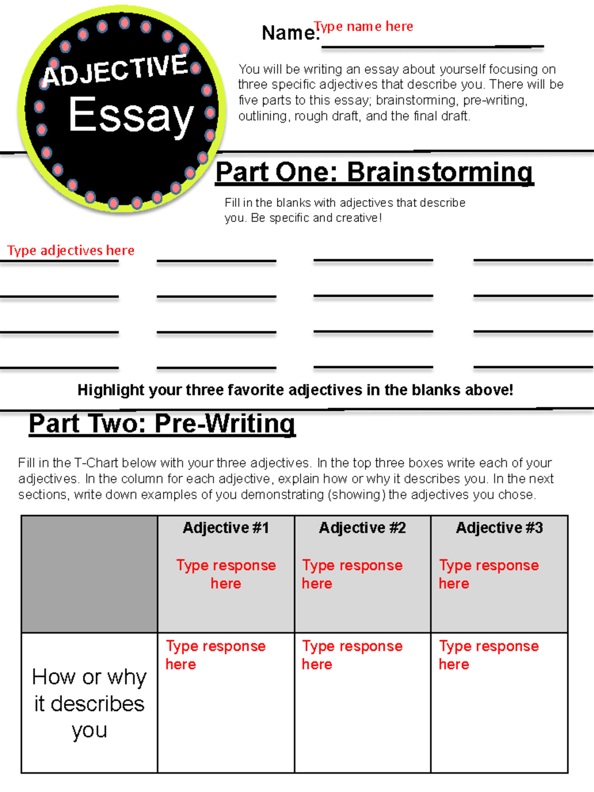 Phillip Nelson - Digital copy of Adjective Essay 20-21 - Essay ...