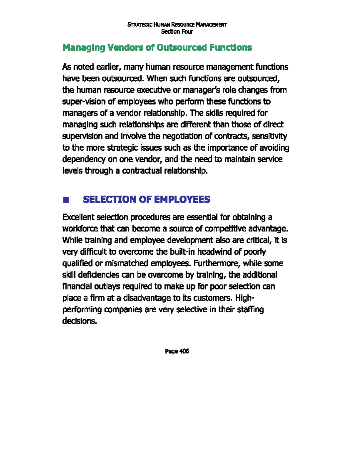 Selection OF Employees - Human Resource Management - Studocu