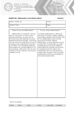 Cogpsy midterm exam - Sample work for a cerebration exam - Cerebration ...