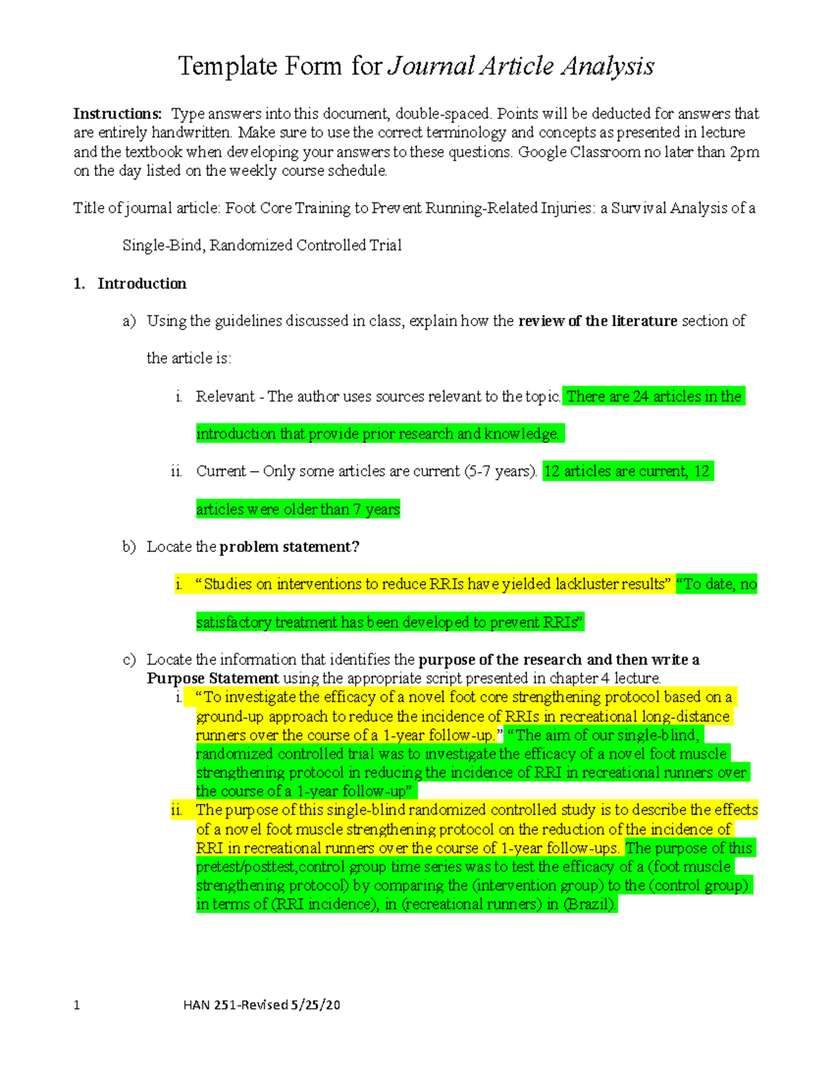 Journal analysis 2 - Instructions: Type answers into this document ...