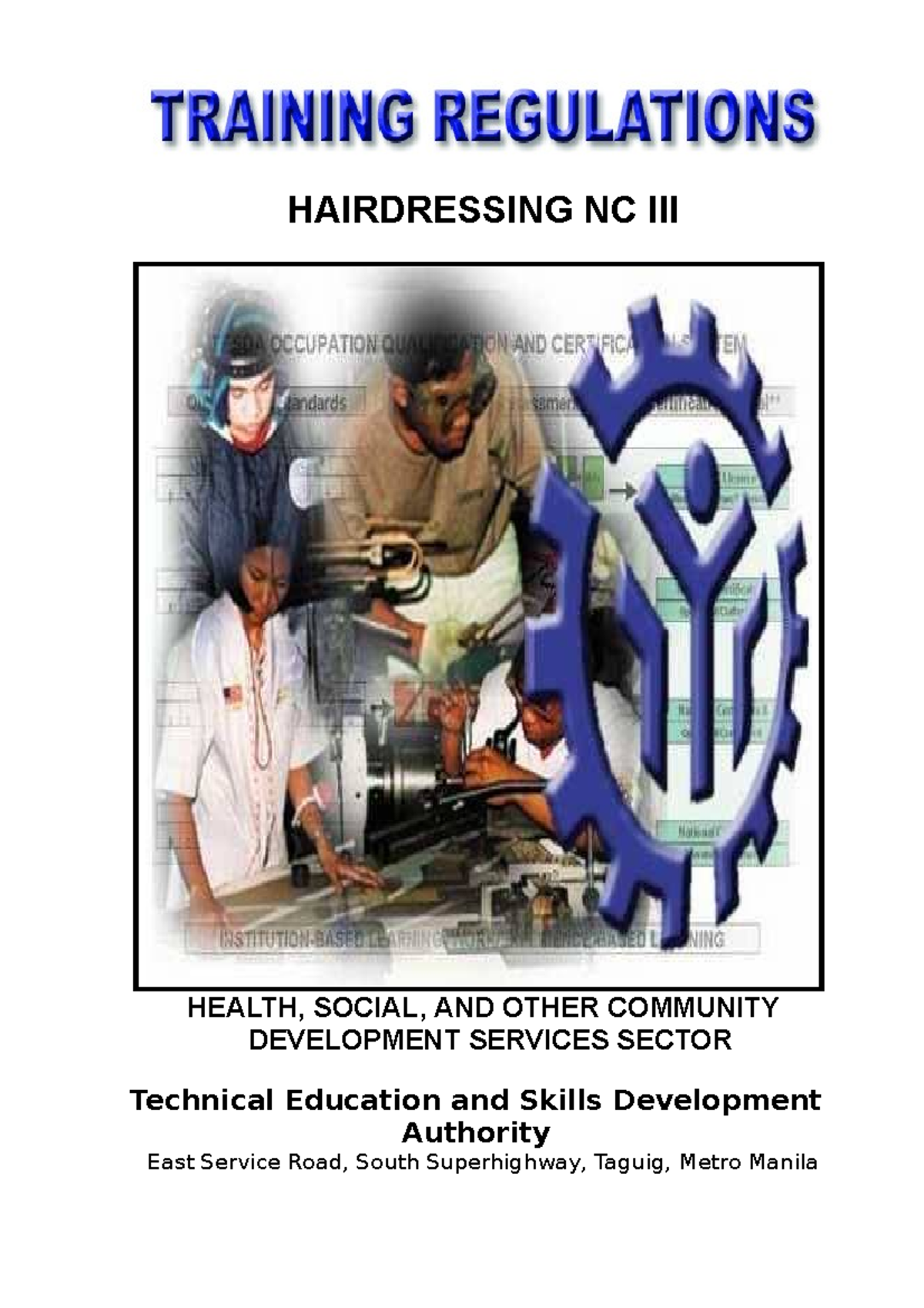 TR Hairdressing NC III - HAIRDRESSING NC III HEALTH, SOCIAL, AND OTHER ...